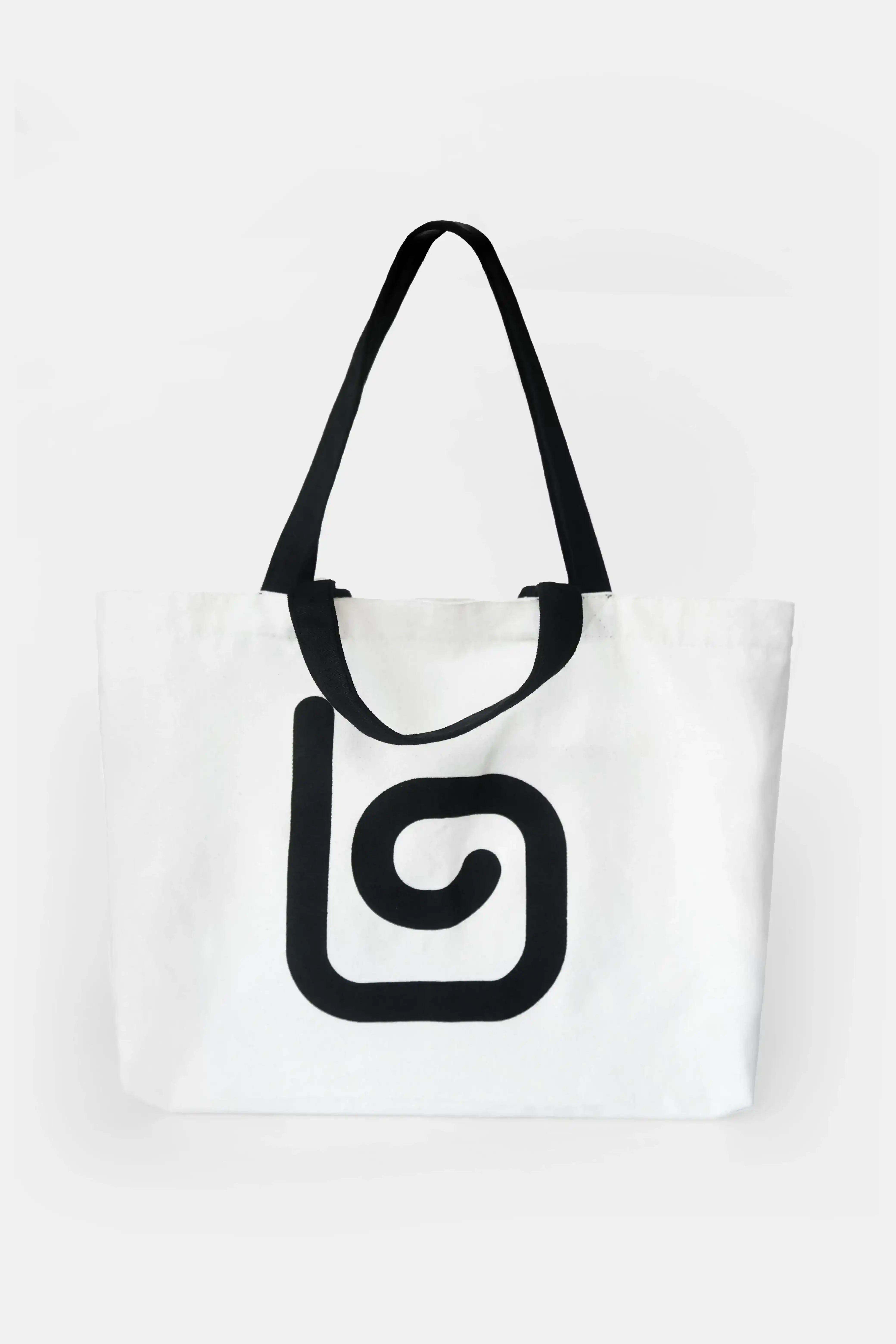 Olaben Multi Strap Canvas Tote Bag - White | Olaben